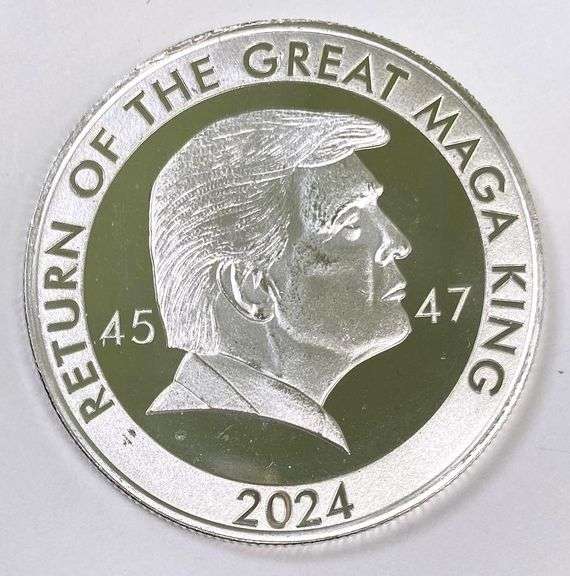 2024 Return of the MAGA King 1oz. .999 Fine Silver - Matthew Bullock ...