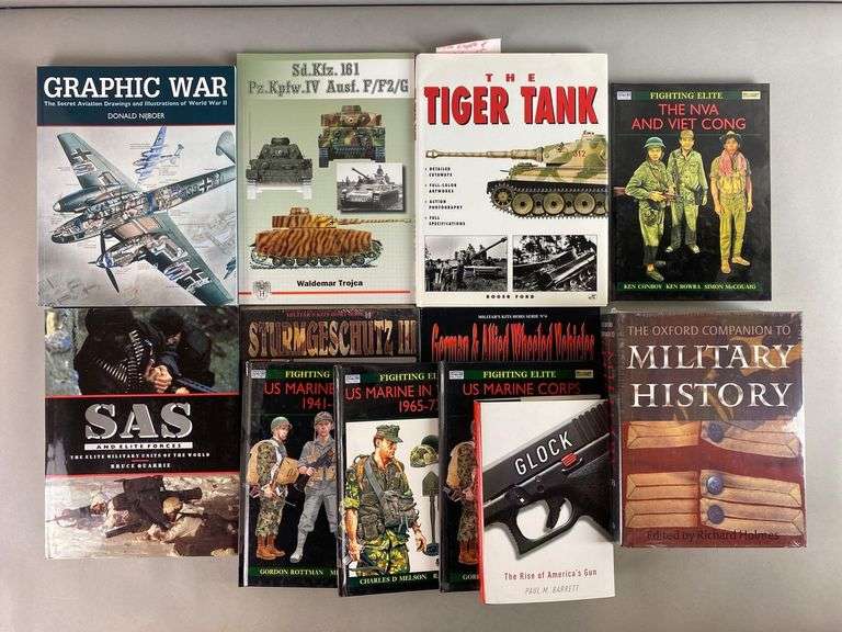 Group of 20 Assorted Military Books - Matthew Bullock Auctioneers