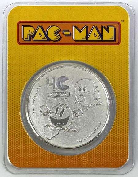2020 $2 Pac Man 40th Anniversary 1oz. .999 Fine Silver - Matthew ...