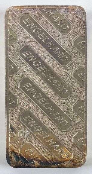 Englehard E Logo Cast Vertical 10oz. .999 Fine Silver Ingot / Bar ...
