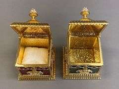 Group of 2 Wendy Reed Porcelain Enamel Miniature Boxes - Matthew ...