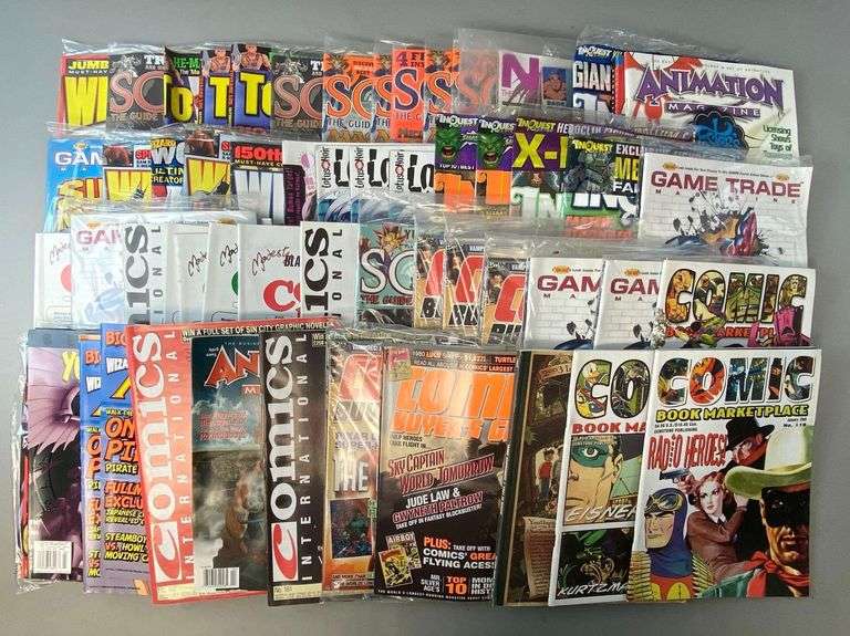 Group of 50+ Assorted Pop Culture Magazines and More - Matthew Bullock ...