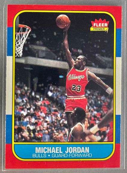 1986 Fleer Michael Jordan #57 - Rookie - Matthew Bullock Auctioneers
