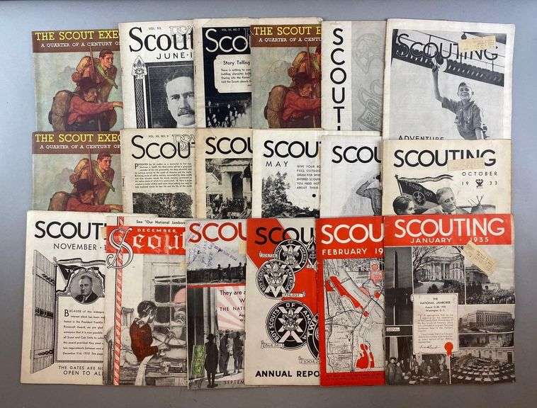 Group of 15+ Assorted Boy Scouts and Scouting Magazines - Matthew ...