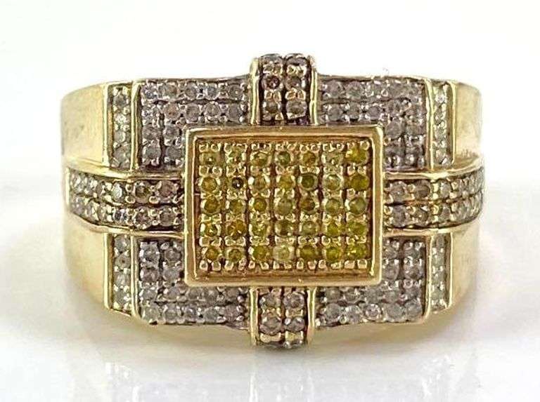 10K Gold Diamond Ring - Matthew Bullock Auctioneers