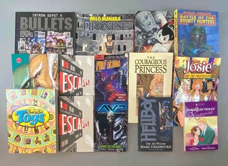 Group of 14 Pop Culture Books - Matthew Bullock Auctioneers