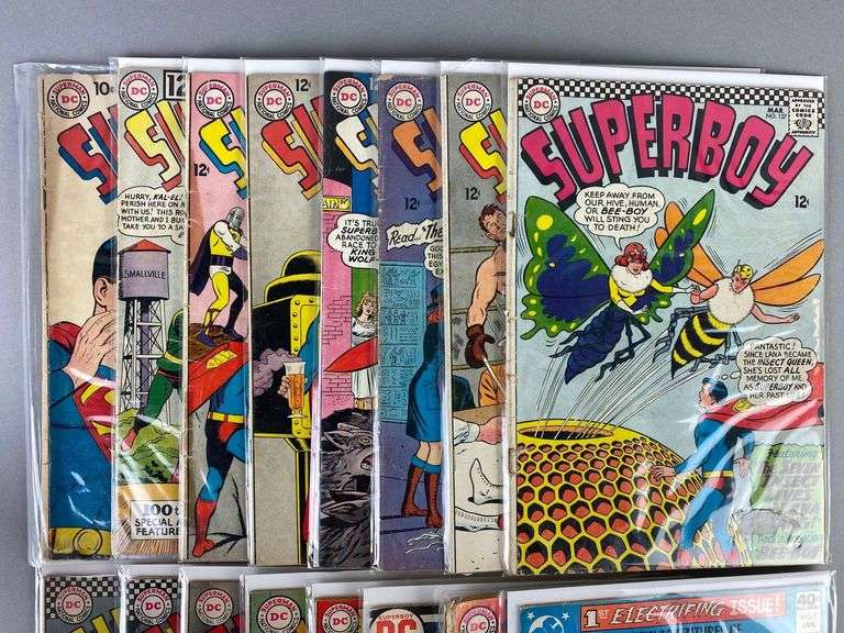 Group of 16 DC Comics Superboy Comic Books - Matthew Bullock Auctioneers