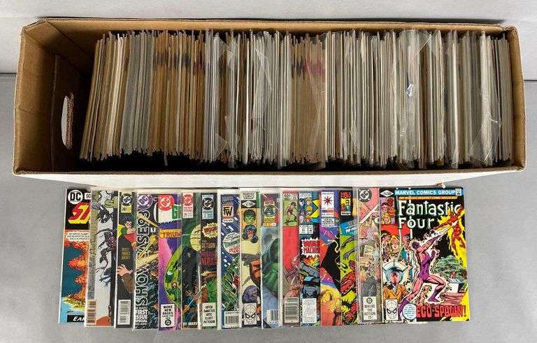 Long Box of Marvel / DC / Valiant / Image Comic Books - Matthew Bullock Auctioneers