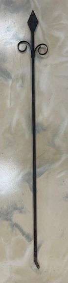 Antique Wrought Iron Fence Post - Matthew Bullock Auctioneers