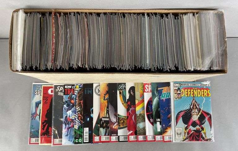 Long Box of Marvel / IDW Comic Books - Matthew Bullock Auctioneers