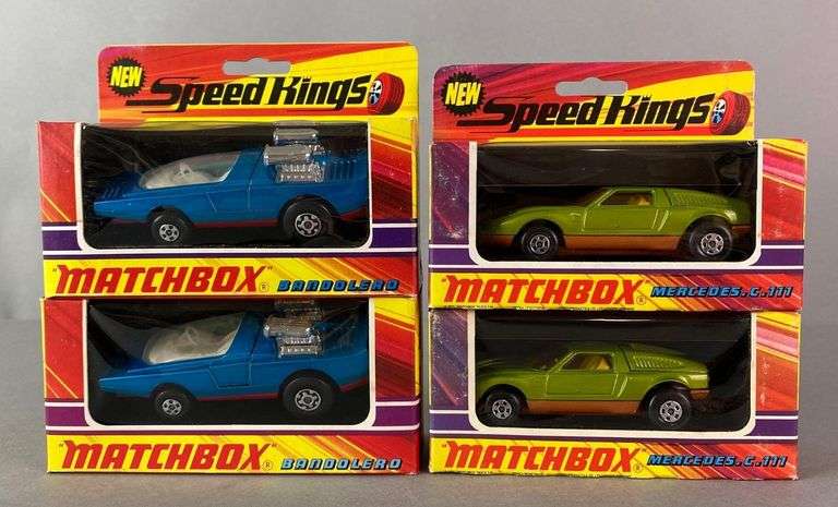 Group of 4 Matchbox Speed Kings Die-Cast Vehicles - Matthew Bullock ...