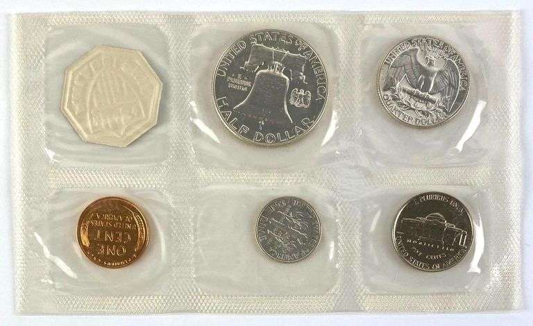 1958 US Mint Proof Coin Set - Matthew Bullock Auctioneers