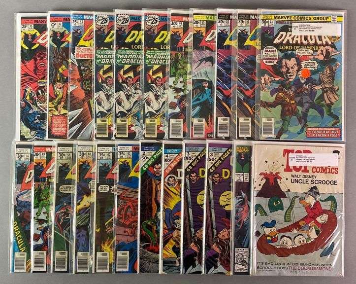 Group of 20+ Marvel Dracula Comic Books and More - Matthew Bullock ...