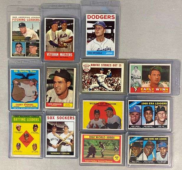 13 - 1959 - 66 Topps Baseball HOFs and Star Cards - Matthew Bullock ...