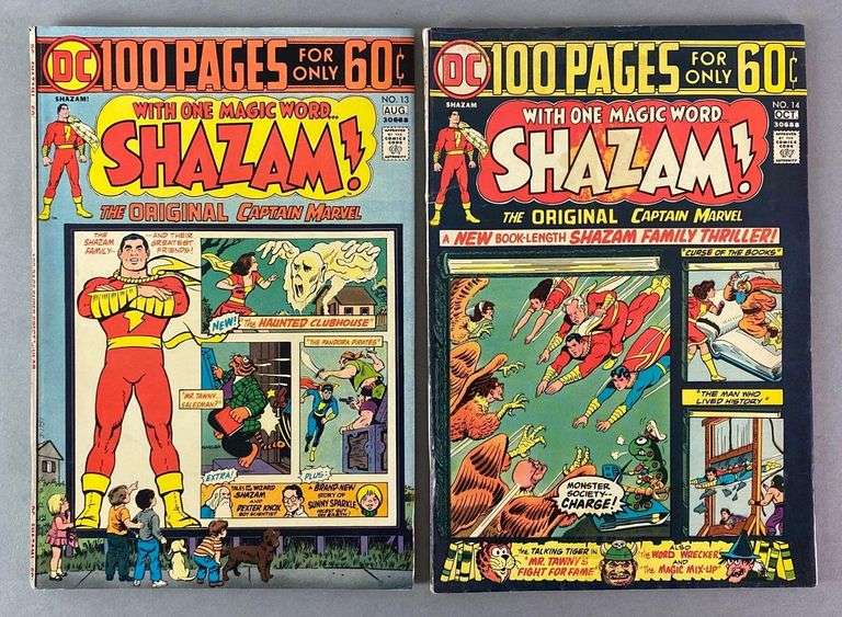 Group of 2 DC Shazam Comic Books - Matthew Bullock Auctioneers