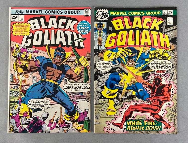Group of 2 Marvel Black Goliath Comic Books - Matthew Bullock Auctioneers