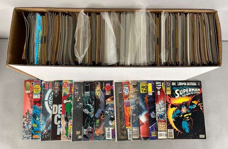 Long Box of Marvel / DC / Image Comic Books - Matthew Bullock Auctioneers