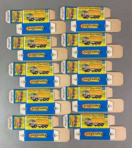 Group of 10 Matchbox G Type Boxes - Matthew Bullock Auctioneers