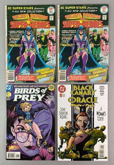 Group of 4 DC Women Comic Books - Matthew Bullock Auctioneers