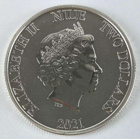2021 NIUE Turtle 1oz. .999 Fine Silver - Matthew Bullock Auctioneers