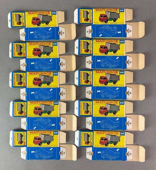 Group of 10 Matchbox F Type Boxes - Matthew Bullock Auctioneers