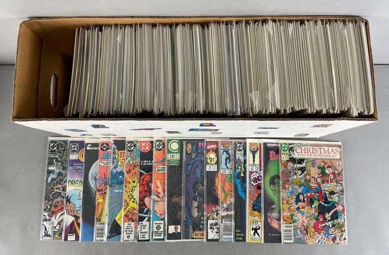 Long Box of DC / Marvel / Comico / Caliber Comic Books - Matthew ...