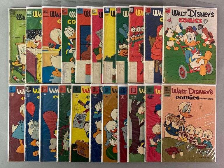 Group of 20+ Dell Walt Disney Comic Books - Matthew Bullock Auctioneers