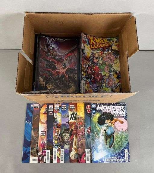 Diamond Box of Marvel and DC Comic Books - Matthew Bullock Auctioneers