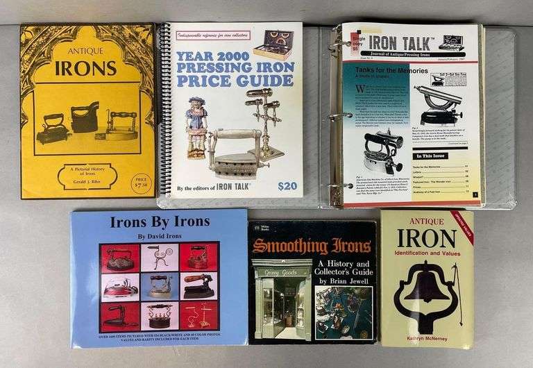 Group of 6 Books on Antique Irons - Matthew Bullock Auctioneers
