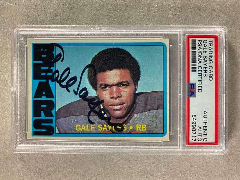 1972 Topps Gale Sayers #110 PSA/DNA Authentic Autograph - Matthew ...