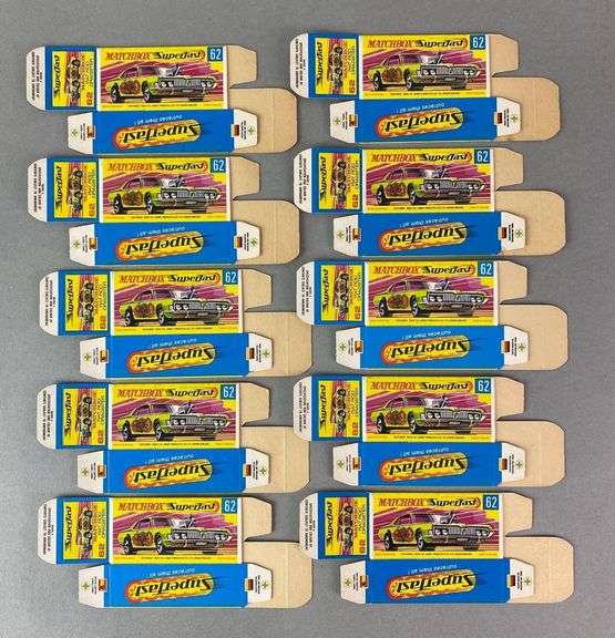 Group of 10 Matchbox G Type Boxes - Matthew Bullock Auctioneers