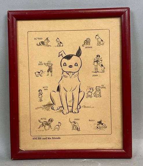 Snubs and His Friends Illustration Print on Paper - Matthew Bullock ...
