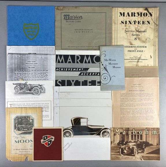 Group of 25+ 1910-30s Automobile Catalogs - Matthew Bullock Auctioneers