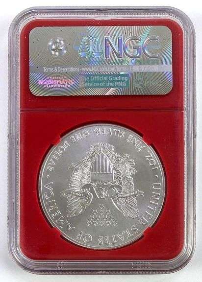 Struck at San Francisco 2016 S American Silver Eagle 30th Anniversary (NGC) MS69 - Matthew ...