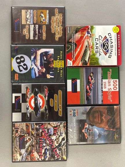 Group Auto Racing VHS and DVDs 16 Titles - Matthew Bullock Auctioneers