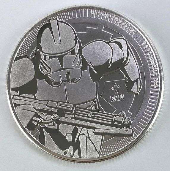 2019 $2 NIUE Star Wars Clone Trooper 1oz. 999 Fine Silver - Matthew ...