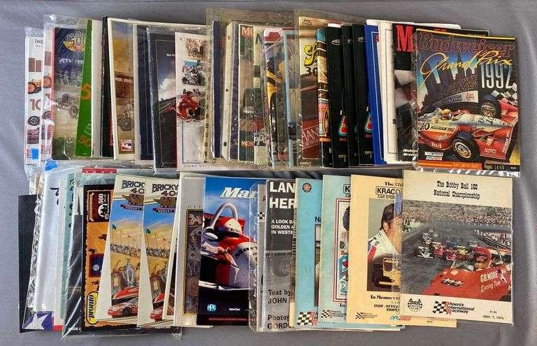 50+ Auto Racing Programs and Souvenir Publications - Matthew Bullock ...