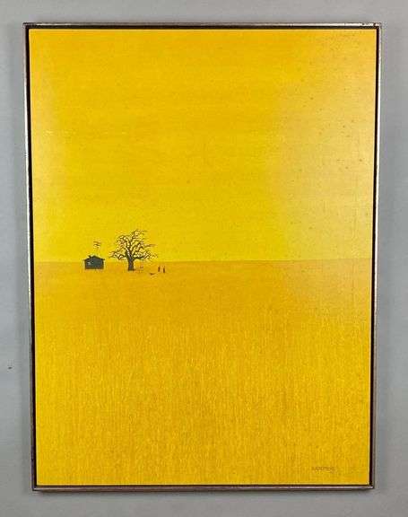 1967 Duane Armstrong Tree Swing Summer Afternoon Lithograph Print on ...