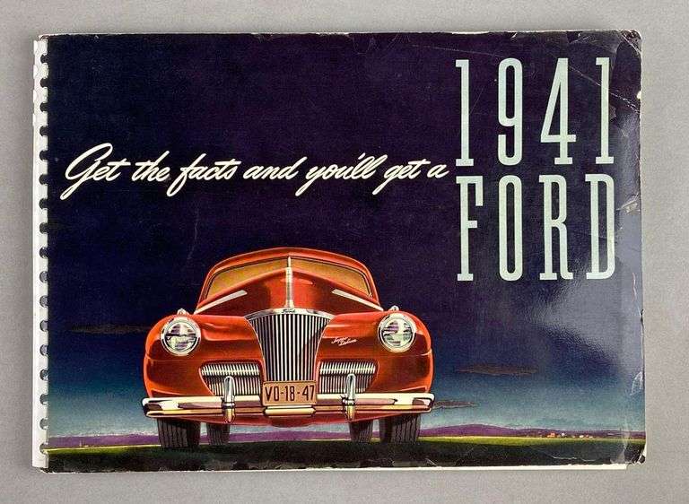 1941 Ford Automobile Catalog - Matthew Bullock Auctioneers