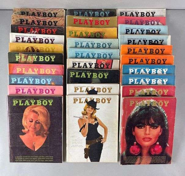 Group of 25+ 1965-66 Playboy Magazines - Matthew Bullock Auctioneers