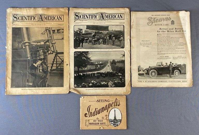 Vintage group of Auto Racing Related Ephemera Early 20th Century ...