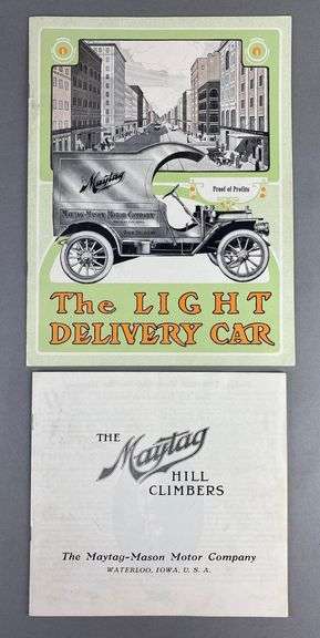 Group of 2 Antique Maytag Automobile Catalogs - Matthew Bullock Auctioneers