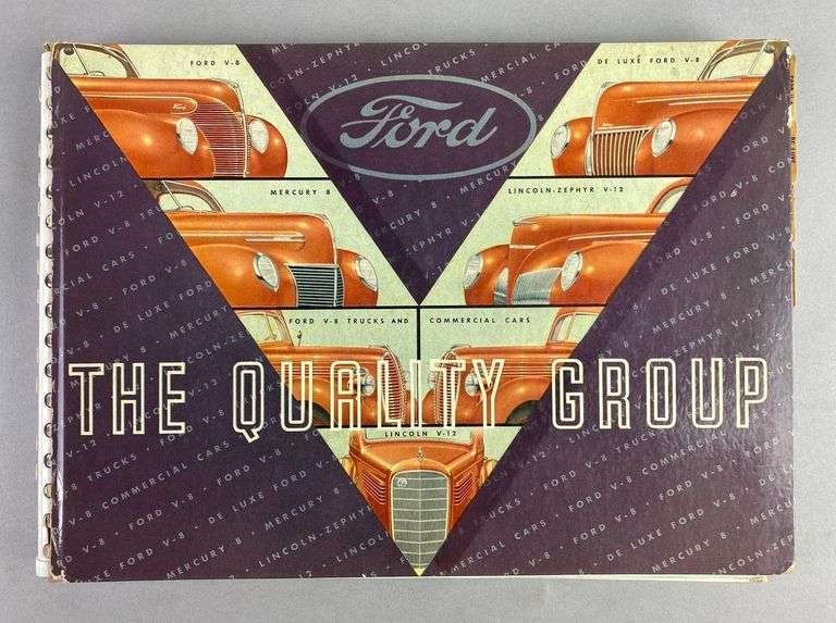 1939 Ford Quality Group Automobile Catalog - Matthew Bullock Auctioneers