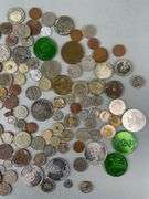 Group of 130+ International Coins and Tokens - Matthew Bullock Auctioneers