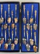 Vintage Collection of Silver Plated Presidential Commemorate Spoons ...