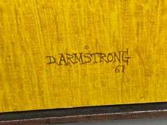 1967 Duane Armstrong Tree Swing Summer Afternoon Lithograph Print on ...