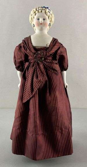 Emma Clear Porcelain Bisque Doll - Matthew Bullock Auctioneers
