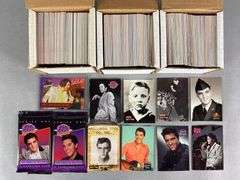450+ 1992 Elvis Presley Cards + Foil Card and 2 Unopened Packs ...