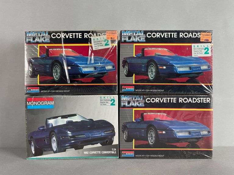 Group of Monogram Corvette Convertible Model Kits - Matthew Bullock ...