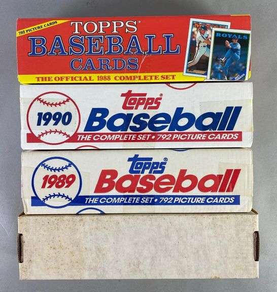 Group of 4 Topps Baseball Trading Cards Factory Sets - Matthew Bullock ...
